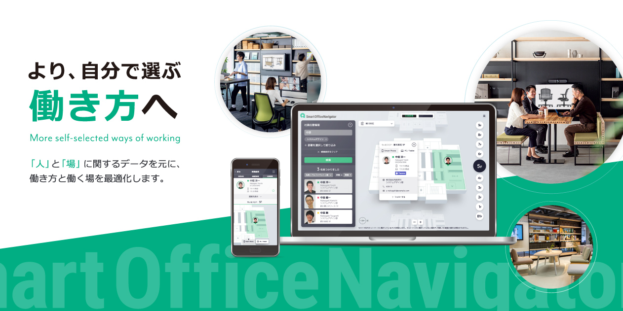 オフィスワークナビゲーションシステム - SmartOfficeNavigator（スマートオフィスナビゲーター） | 内田洋行